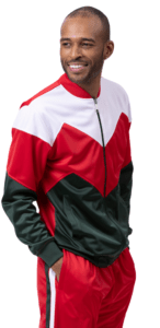 Montique JS-29 Mens Track Suits Red - Jogging Suit - Abby Fashions